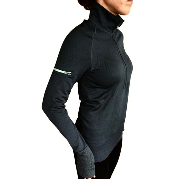 lululemon athletica | Tops | Rare Lululemon Womens Wet Dry Warm Half ...